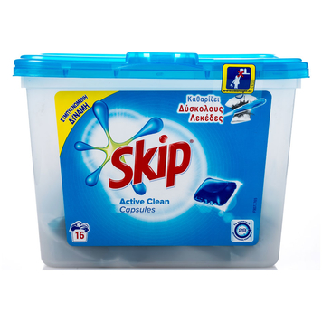 SKIP ΚΑΨΟΥΛΕΣ ACTIVE CLEAN 16ΜΕΖ Σ3 - ΜΙΧΑΗΛΙΔΗΣ - Εμπορεία Τροφίμων ...