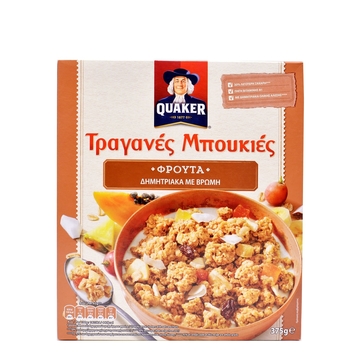 QUAKER ΤΡΑΓΑΝΕΣ ΜΠΟΥΚΙΕΣ ΒΡΩΜΗ ΜΕ ΦΡΟΥΤΑ 450γρ.Σ12 - ΜΙΧΑΗΛΙΔΗΣ ...